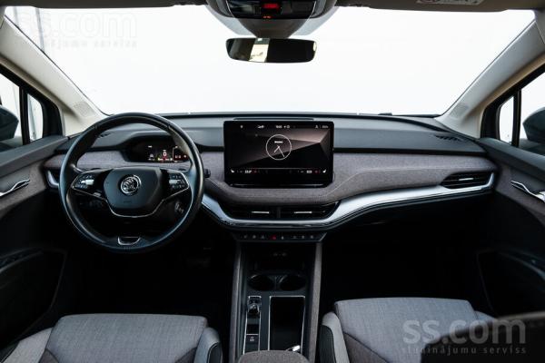 Pelēks Skoda Enyaq iV 2021 Rīga, ar dzinēja tilpumu 0.00 L un nobraukumu 123 tūkst. km par 20900 €, foto 9 vietnē AUTOMOTO.COM.LV