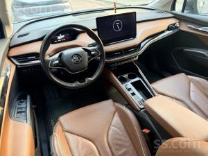Grey Skoda Enyaq iV 2021 in Riga, with an engine capacity of 0.00 L and mileage of 74 thousand km for 23450 €, photo 6 on AUTOMOTO.COM.LV