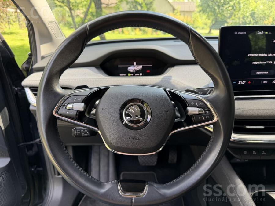 Серый Шкода Enyaq iV 2021 в Рига, объемом двигателя 0.00 л и пробегом 168 тыс. км за 19600 €, фото 17 на AUTOMOTO.COM.LV