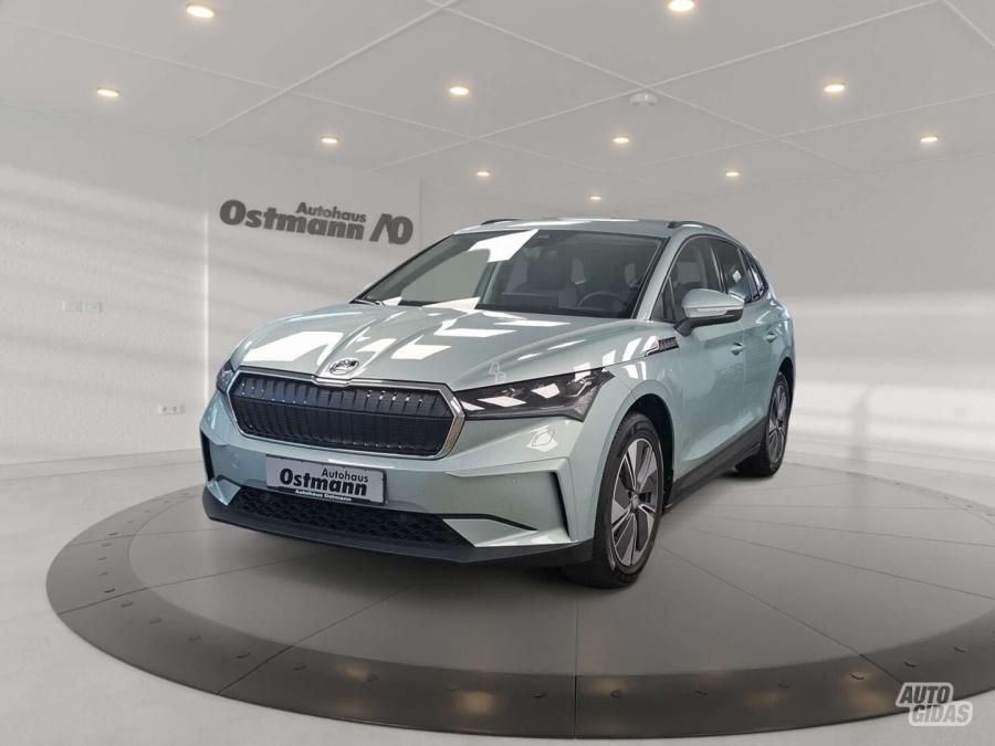 Pelēks Skoda Enyaq iV 2022 Kauņa, ar dzinēja tilpumu 0.00 L un nobraukumu 24 tūkst. km par 29166 €, foto 1 vietnē AUTOMOTO.COM.LV