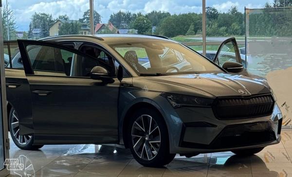 Pelēks Skoda Enyaq iV 2022 Viļņa, ar dzinēja tilpumu 0.00 L un nobraukumu 119 tūkst. km par 23999 €, foto 1 vietnē AUTOMOTO.COM.LV