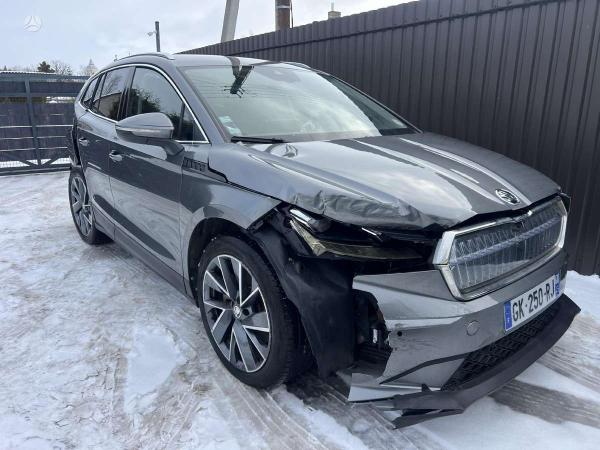Grey Skoda Enyaq iV 2022 in Kaunas, with an engine capacity of 0.00 L and mileage of 120 thousand km for 9700 €, photo 3 on AUTOMOTO.COM.LV