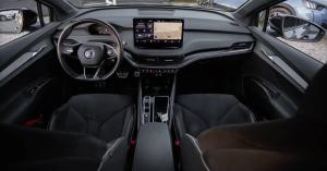 Pelēks Skoda Enyaq iV 2022 Jelgava, ar dzinēja tilpumu 0.00 L un nobraukumu 184 tūkst. km par 21900 €, foto 9 vietnē AUTOMOTO.COM.LV