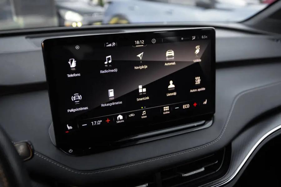 Pelēks Skoda Enyaq iV 2022 Jelgava, ar dzinēja tilpumu 0.00 L un nobraukumu 184 tūkst. km par 21900 €, foto 20 vietnē AUTOMOTO.COM.LV