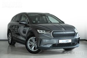 Grey Skoda Enyaq iV 2022 in Riga, with an engine capacity of 0.00 L and mileage of 76 thousand km for 24990 €, photo 3 on AUTOMOTO.COM.LV