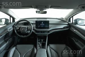 Grey Skoda Enyaq iV 2022 in Riga, with an engine capacity of 0.00 L and mileage of 76 thousand km for 24990 €, photo 7 on AUTOMOTO.COM.LV