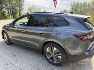 Pelēks Skoda Enyaq iV 2022 Rīga, ar dzinēja tilpumu 0.00 L un nobraukumu 193 tūkst. km par 18400 €, foto  vietnē AUTOMOTO.COM.LV