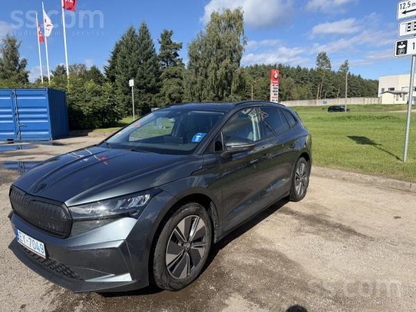 Grey Skoda Enyaq iV 2022 in Riga, with an engine capacity of 0.00 L and mileage of 193 thousand km for 15500 €, photo 1 on AUTOMOTO.COM.LV