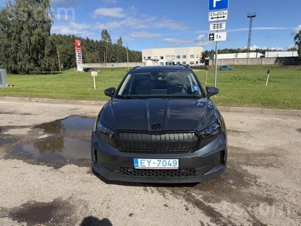 Grey Skoda Enyaq iV 2022 in Riga, with an engine capacity of 0.00 L and mileage of 193 thousand km for 15500 €, photo 3 on AUTOMOTO.COM.LV