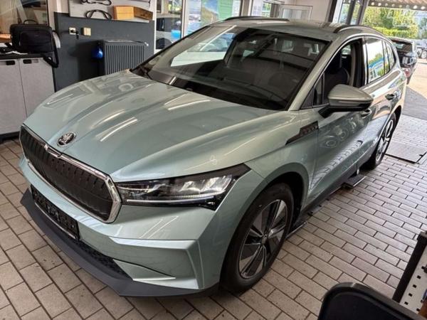Pelēks Skoda Enyaq iV 2023 Kauņa, ar dzinēja tilpumu 0.00 L un nobraukumu 14 tūkst. km par 23478 €, foto 1 vietnē AUTOMOTO.COM.LV