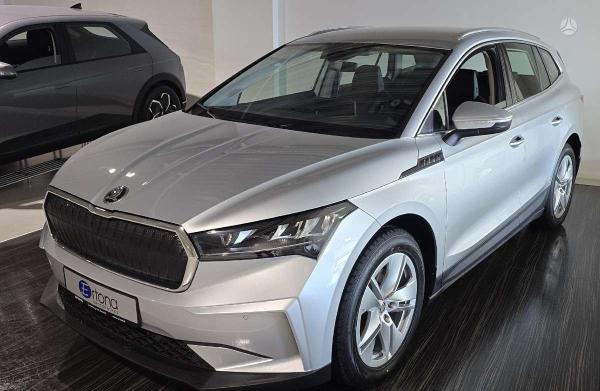 Pelēks Skoda Enyaq iV 2023 Šauļi, ar dzinēja tilpumu 0.00 L un nobraukumu 56 tūkst. km par 31900 €, foto 2 vietnē AUTOMOTO.COM.LV