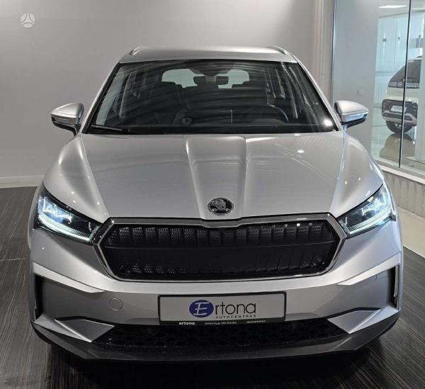 Pelēks Skoda Enyaq iV 2023 Šauļi, ar dzinēja tilpumu 0.00 L un nobraukumu 56 tūkst. km par 31900 €, foto 7 vietnē AUTOMOTO.COM.LV