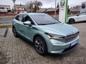 Pelēks Skoda Enyaq iV 2023 Daugavpils, ar dzinēja tilpumu 0.00 L un nobraukumu 22 tūkst. km par 37400 €, foto 4 vietnē AUTOMOTO.COM.LV