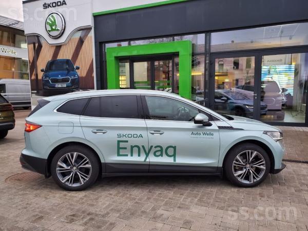 Серый Шкода Enyaq iV 2023 в Даугавпилс, объемом двигателя 0.00 л и пробегом 22 тыс. км за 37400 €, фото 5 на AUTOMOTO.COM.LV