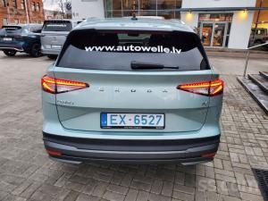 Pelēks Skoda Enyaq iV 2023 Daugavpils, ar dzinēja tilpumu 0.00 L un nobraukumu 22 tūkst. km par 37400 €, foto 8 vietnē AUTOMOTO.COM.LV