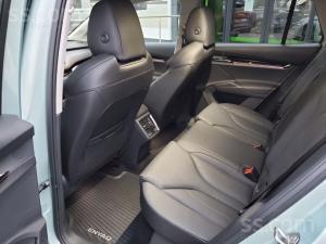 Pelēks Skoda Enyaq iV 2023 Daugavpils, ar dzinēja tilpumu 0.00 L un nobraukumu 22 tūkst. km par 37400 €, foto 10 vietnē AUTOMOTO.COM.LV