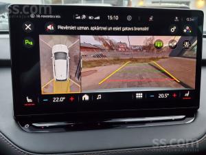 Pelēks Skoda Enyaq iV 2023 Daugavpils, ar dzinēja tilpumu 0.00 L un nobraukumu 22 tūkst. km par 37400 €, foto 19 vietnē AUTOMOTO.COM.LV