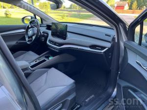 Grey Skoda Enyaq iV 2023 in Ogre, with an engine capacity of 0.00 L and mileage of 52 thousand km for 35500 €, photo 10 on AUTOMOTO.COM.LV