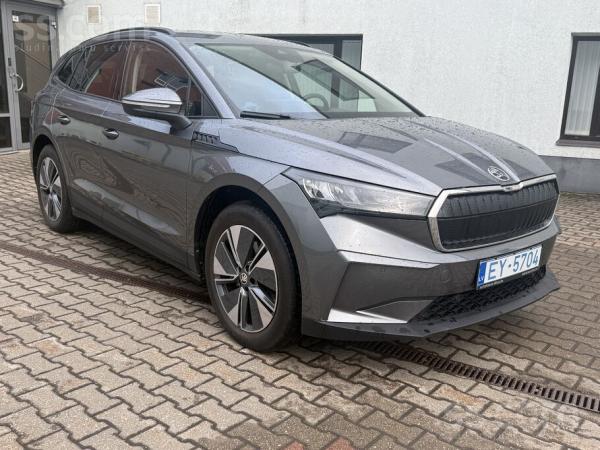 Pelēks Skoda Enyaq iV 2024 Rīga, ar dzinēja tilpumu 0.00 L un nobraukumu 0 tūkst. km par 30500 €, foto 3 vietnē AUTOMOTO.COM.LV