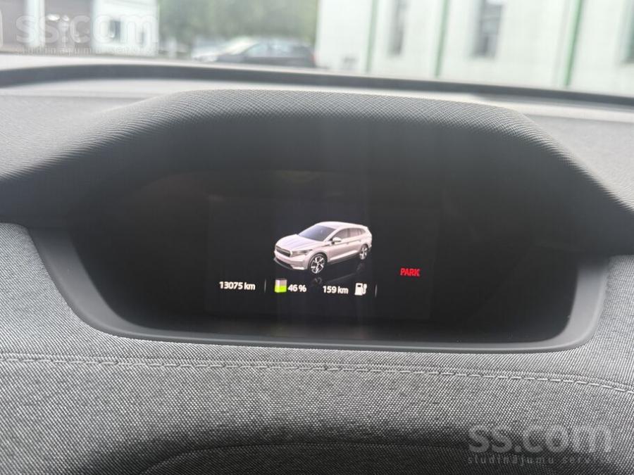 Pelēks Skoda Enyaq iV 2024 Rīga, ar dzinēja tilpumu 0.00 L un nobraukumu 0 tūkst. km par 30500 €, foto 11 vietnē AUTOMOTO.COM.LV