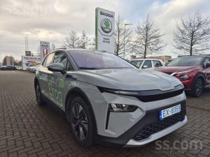 Pelēks Skoda Enyaq iV 2025 Liepāja, ar dzinēja tilpumu 0.00 L un nobraukumu 7 tūkst. km par 38800 €, foto  vietnē AUTOMOTO.COM.LV