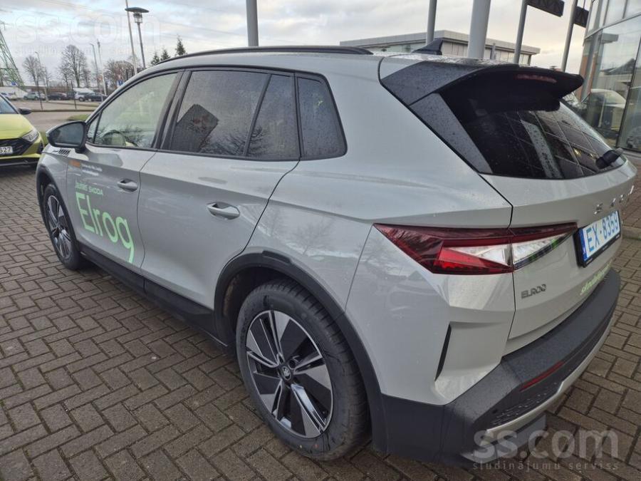 Grey Skoda Enyaq iV 2025 in Liepaja, with an engine capacity of 0.00 L and mileage of 7 thousand km for 38800 €, photo 4 on AUTOMOTO.COM.LV
