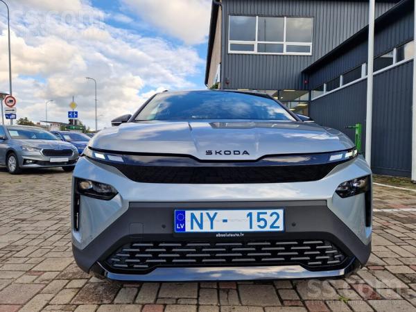 Pelēks Skoda Enyaq iV 2026 Jelgava, ar dzinēja tilpumu 0.00 L un nobraukumu 5 tūkst. km par 41000 €, foto 1 vietnē AUTOMOTO.COM.LV
