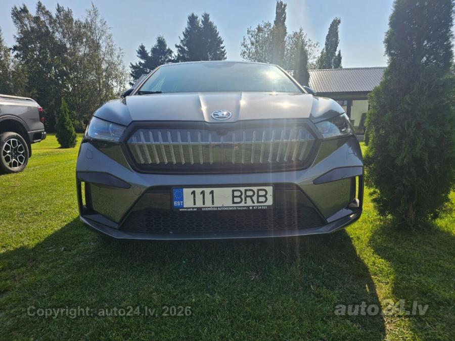 Pelēks Skoda Enyaq iV 2022 Kerdla, ar dzinēja tilpumu 0.00 L un nobraukumu 44 tūkst. km par 36000 €, foto 18 vietnē AUTOMOTO.COM.LV