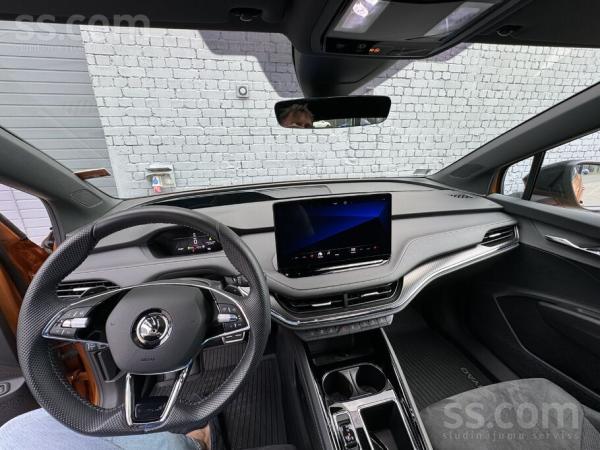 Orange Skoda Enyaq iV 2023 in Riga, with an engine capacity of 0.00 L and mileage of 44 thousand km for 33000 €, photo 6 on AUTOMOTO.COM.LV