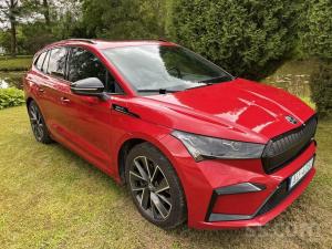 Sarkans Skoda Enyaq iV 2021 Aizkraukle, ar dzinēja tilpumu 0.00 L un nobraukumu 108 tūkst. km par 23855 €, foto 4 vietnē AUTOMOTO.COM.LV