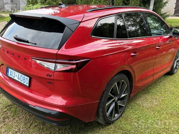Sarkans Skoda Enyaq iV 2021 Aizkraukle, ar dzinēja tilpumu 0.00 L un nobraukumu 108 tūkst. km par 23855 €, foto 6 vietnē AUTOMOTO.COM.LV