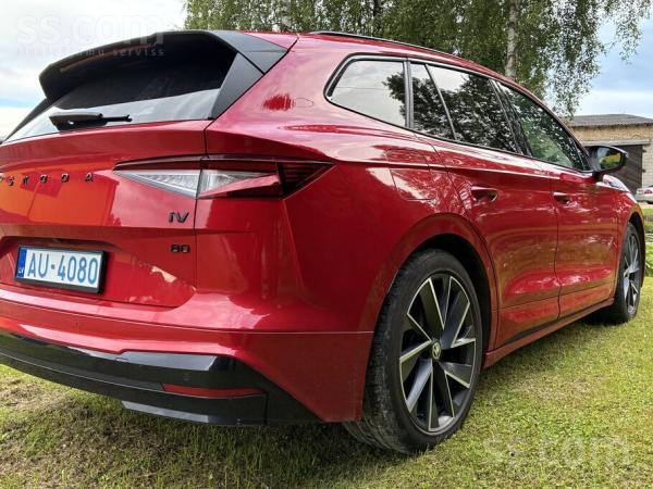 Sarkans Skoda Enyaq iV 2021 Aizkraukle, ar dzinēja tilpumu 0.00 L un nobraukumu 108 tūkst. km par 23855 €, foto 7 vietnē AUTOMOTO.COM.LV