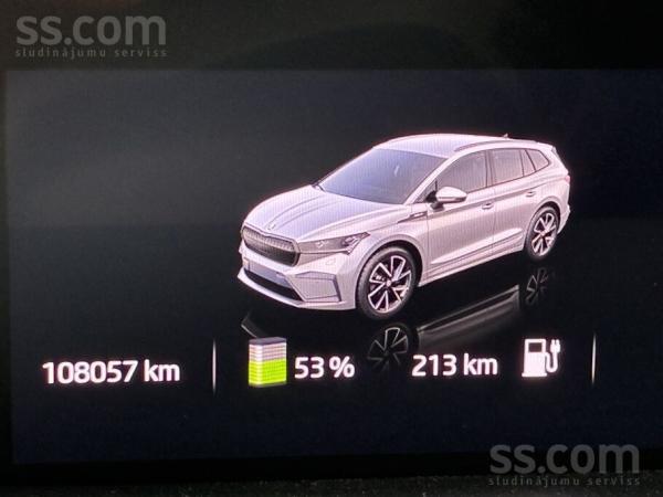Sarkans Skoda Enyaq iV 2021 Aizkraukle, ar dzinēja tilpumu 0.00 L un nobraukumu 108 tūkst. km par 23855 €, foto 10 vietnē AUTOMOTO.COM.LV