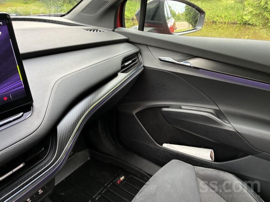 Sarkans Skoda Enyaq iV 2021 Aizkraukle, ar dzinēja tilpumu 0.00 L un nobraukumu 108 tūkst. km par 23855 €, foto 12 vietnē AUTOMOTO.COM.LV
