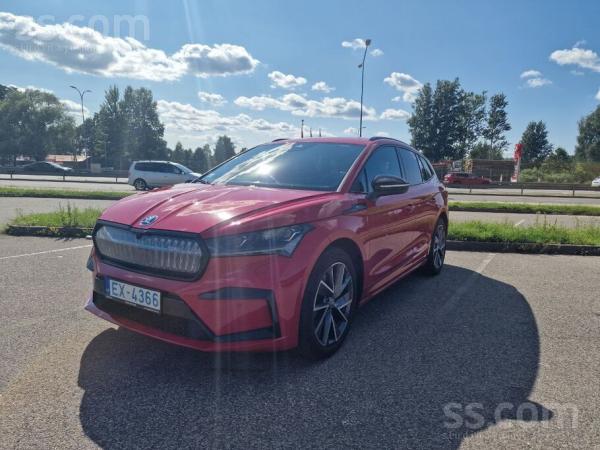 Красный Шкода Enyaq iV 2022 в Рига, объемом двигателя 0.00 л и пробегом 69 тыс. км за 29000 €, фото 2 на AUTOMOTO.COM.LV