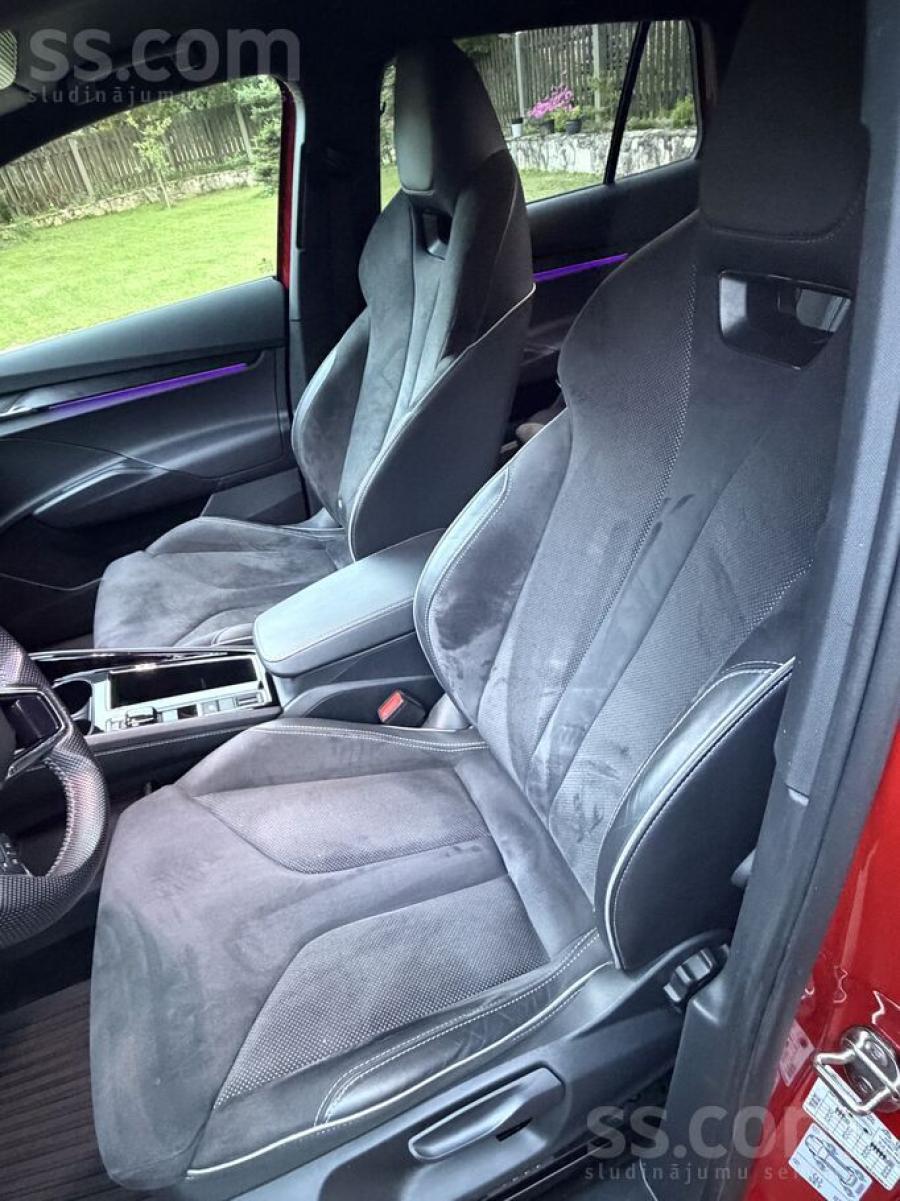 Sarkans Skoda Enyaq iV 2022 Rīga, ar dzinēja tilpumu 0.00 L un nobraukumu 92 tūkst. km par 29900 €, foto 12 vietnē AUTOMOTO.COM.LV