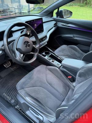 Sarkans Skoda Enyaq iV 2022 Rīga, ar dzinēja tilpumu 0.00 L un nobraukumu 92 tūkst. km par 29900 €, foto 14 vietnē AUTOMOTO.COM.LV