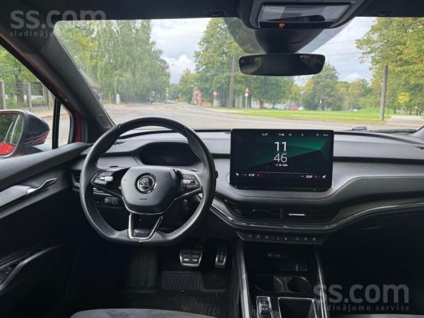 Red Skoda Enyaq iV 2022 in Riga, with an engine capacity of 0.00 L and mileage of 128 thousand km for 25100 €, photo 6 on AUTOMOTO.COM.LV