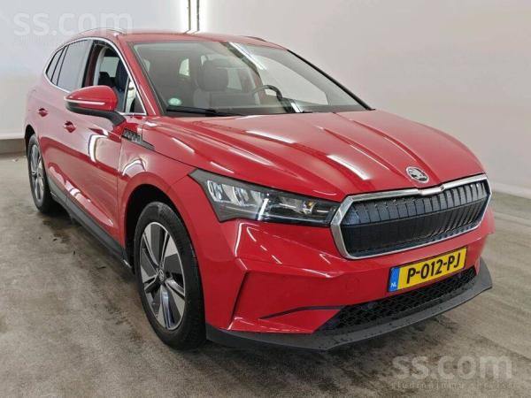 Sarkans Skoda Enyaq iV 2022 Ogre, ar dzinēja tilpumu 0.00 L un nobraukumu 145 tūkst. km par 24770 €, foto 1 vietnē AUTOMOTO.COM.LV