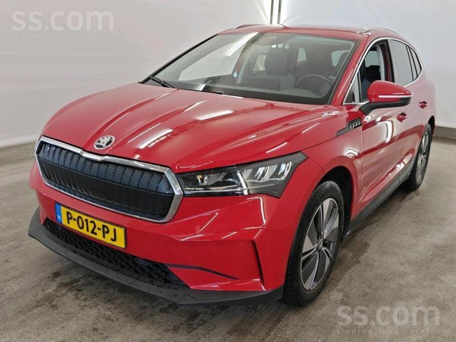 Red Skoda Enyaq iV 2022 in Ogre, with an engine capacity of 0.00 L and mileage of 145 thousand km for 24770 €, photo 4 on AUTOMOTO.COM.LV