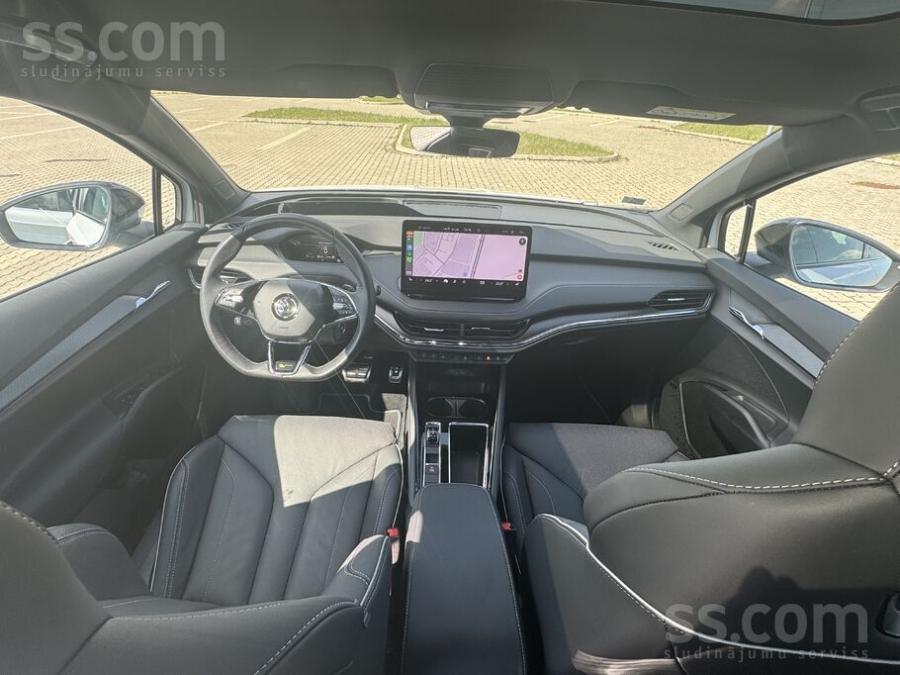 Balts Skoda Enyaq iV 2024 Rīga, ar dzinēja tilpumu 0.00 L un nobraukumu 115 tūkst. km par 35900 €, foto 4 vietnē AUTOMOTO.COM.LV