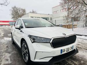 Balts Skoda Enyaq iV 2021 Kauņa, ar dzinēja tilpumu 0.00 L un nobraukumu 121 tūkst. km par 19999 €, foto 6 vietnē AUTOMOTO.COM.LV