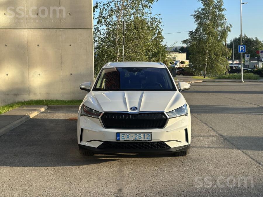 Белый Шкода Enyaq iV 2021 в Рига, объемом двигателя 0.00 л и пробегом 90 тыс. км за 22900 €, фото 6 на AUTOMOTO.COM.LV