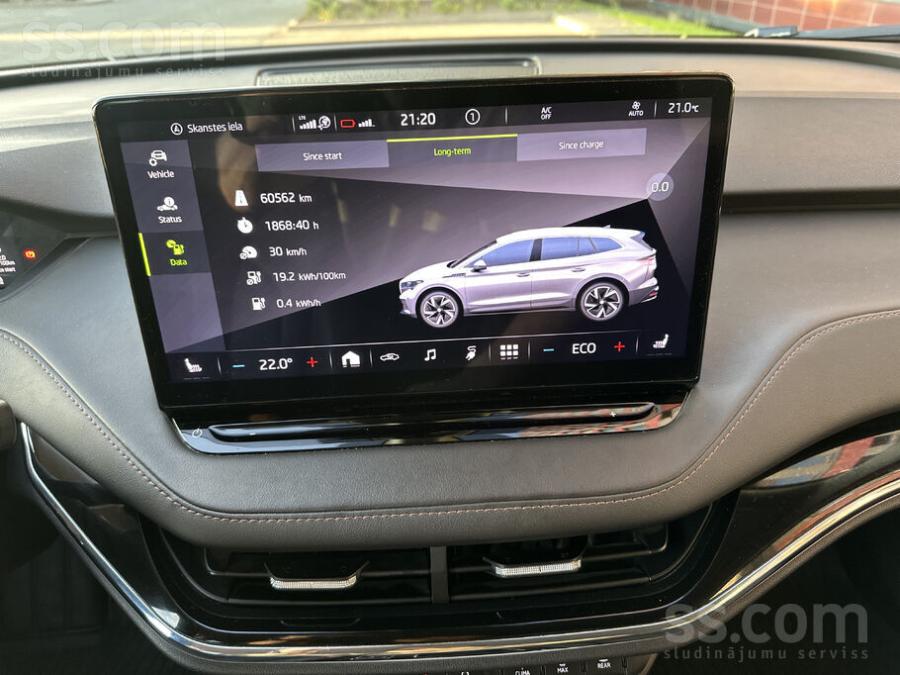 Белый Шкода Enyaq iV 2021 в Рига, объемом двигателя 0.00 л и пробегом 90 тыс. км за 22900 €, фото 19 на AUTOMOTO.COM.LV