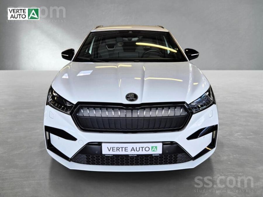 White Skoda Enyaq iV 2021 in Riga, with an engine capacity of 0.00 L and mileage of 146 thousand km for 26490 €, photo 3 on AUTOMOTO.COM.LV