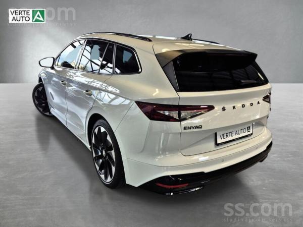 White Skoda Enyaq iV 2021 in Riga, with an engine capacity of 0.00 L and mileage of 146 thousand km for 26490 €, photo 7 on AUTOMOTO.COM.LV