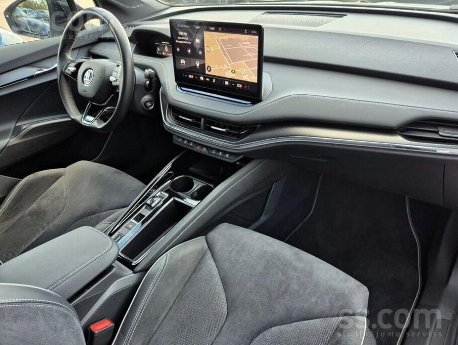 White Skoda Enyaq iV 2021 in Riga, with an engine capacity of 0.00 L and mileage of 146 thousand km for 26490 €, photo 10 on AUTOMOTO.COM.LV