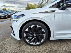 White Skoda Enyaq iV 2021 in Riga, with an engine capacity of 0.00 L and mileage of 146 thousand km for 26490 €, photo 28 on AUTOMOTO.COM.LV