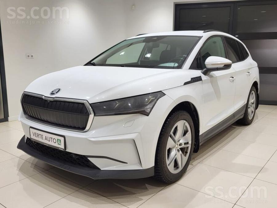 Белый Шкода Enyaq iV 2022 в Рига, объемом двигателя 0.00 л и пробегом 71 тыс. км за 23290 €, фото 4 на AUTOMOTO.COM.LV