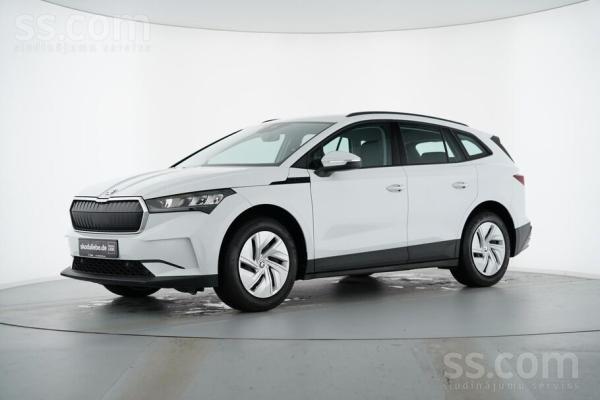 Balts Skoda Enyaq iV 2022 Rīga, ar dzinēja tilpumu 0.00 L un nobraukumu 55 tūkst. km par 25990 €, foto 1 vietnē AUTOMOTO.COM.LV